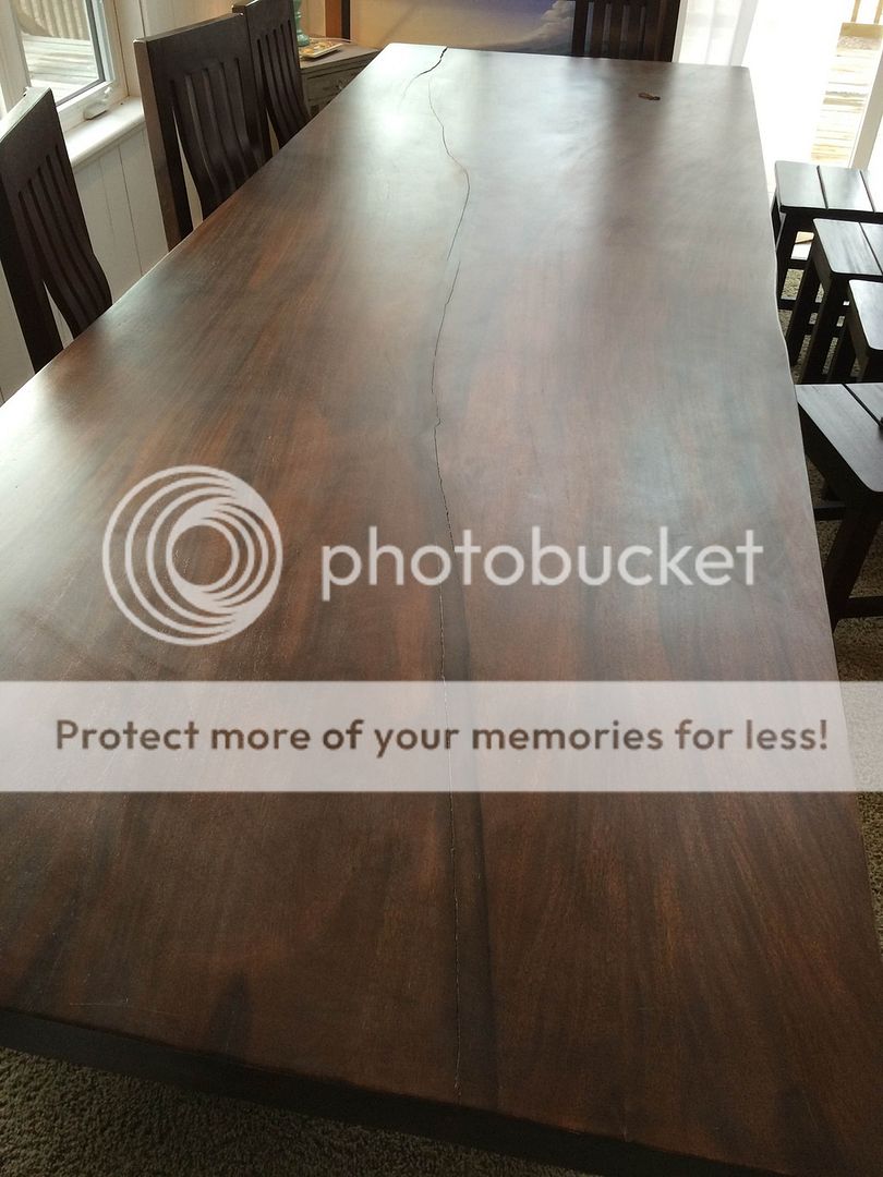 11' Acacia Slab Table - Busted | LumberJocks Woodworking Forum